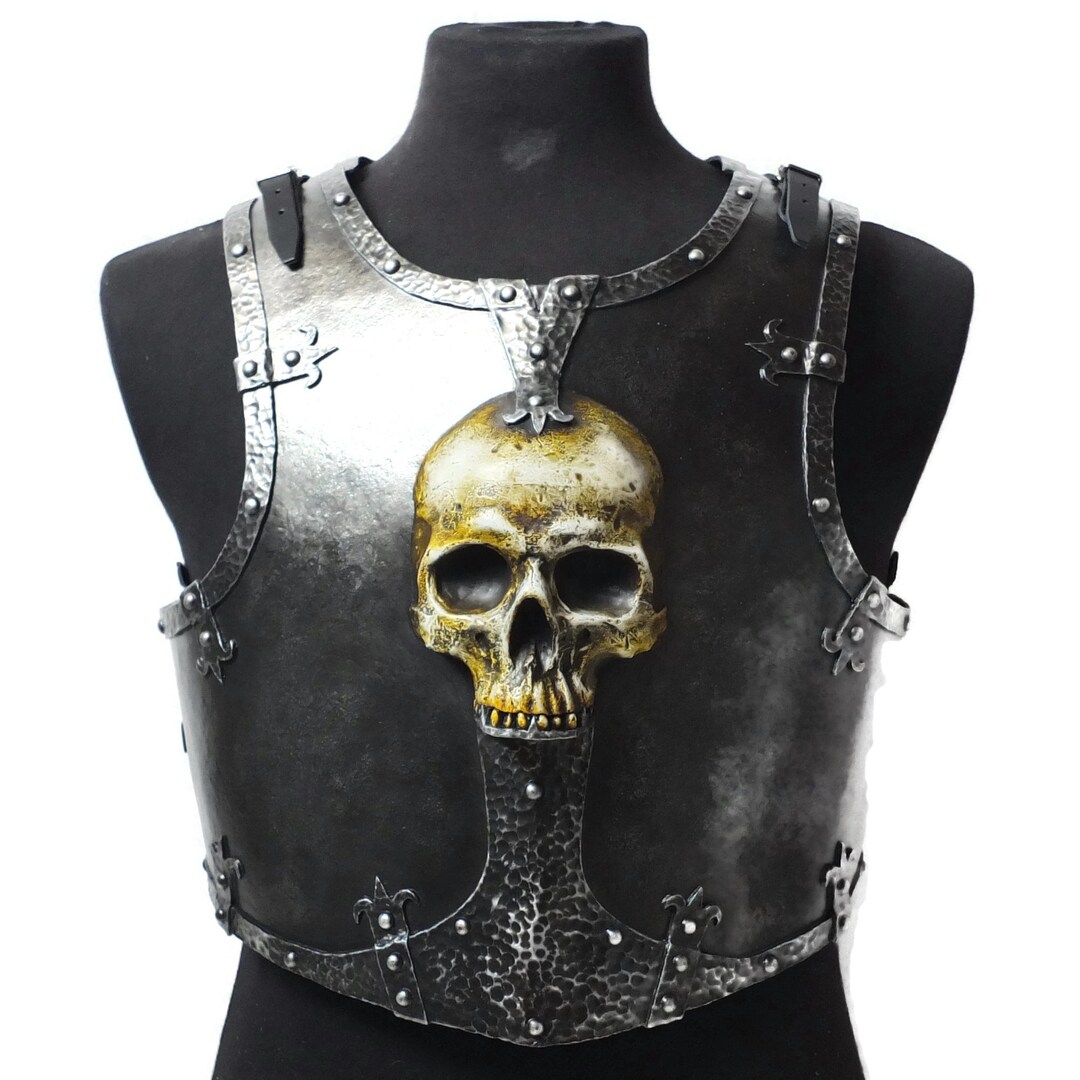 Larp Armor Ominous Skull Breastplate, Cosplay Armor, Bone, Skeleton - Etsy