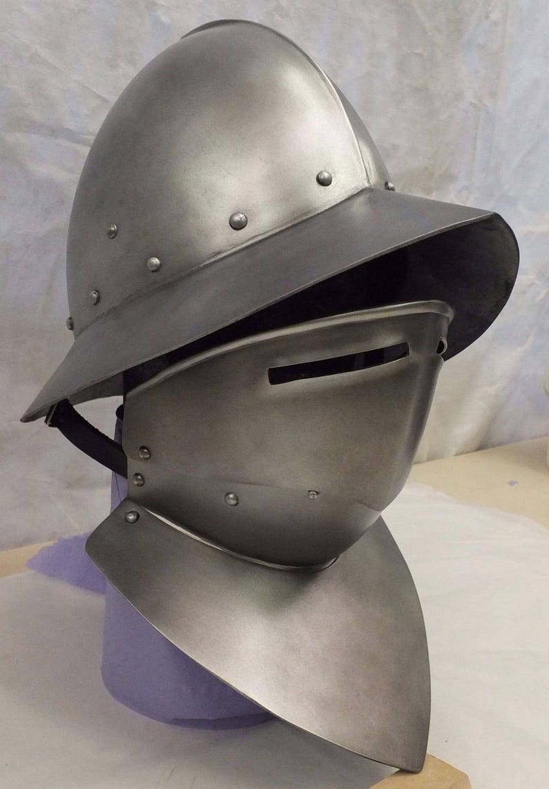 Larp Armor Medieval Spanish Kettle Hat Helmet | Etsy