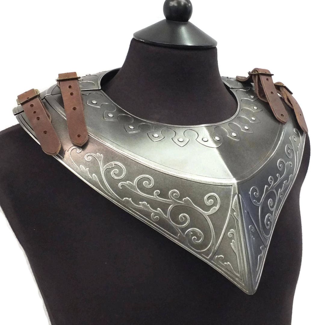 Larp Armor, Paladin Gorget, Skyrim, LOTR, Fantasy Armor, Cosplay Armor ...