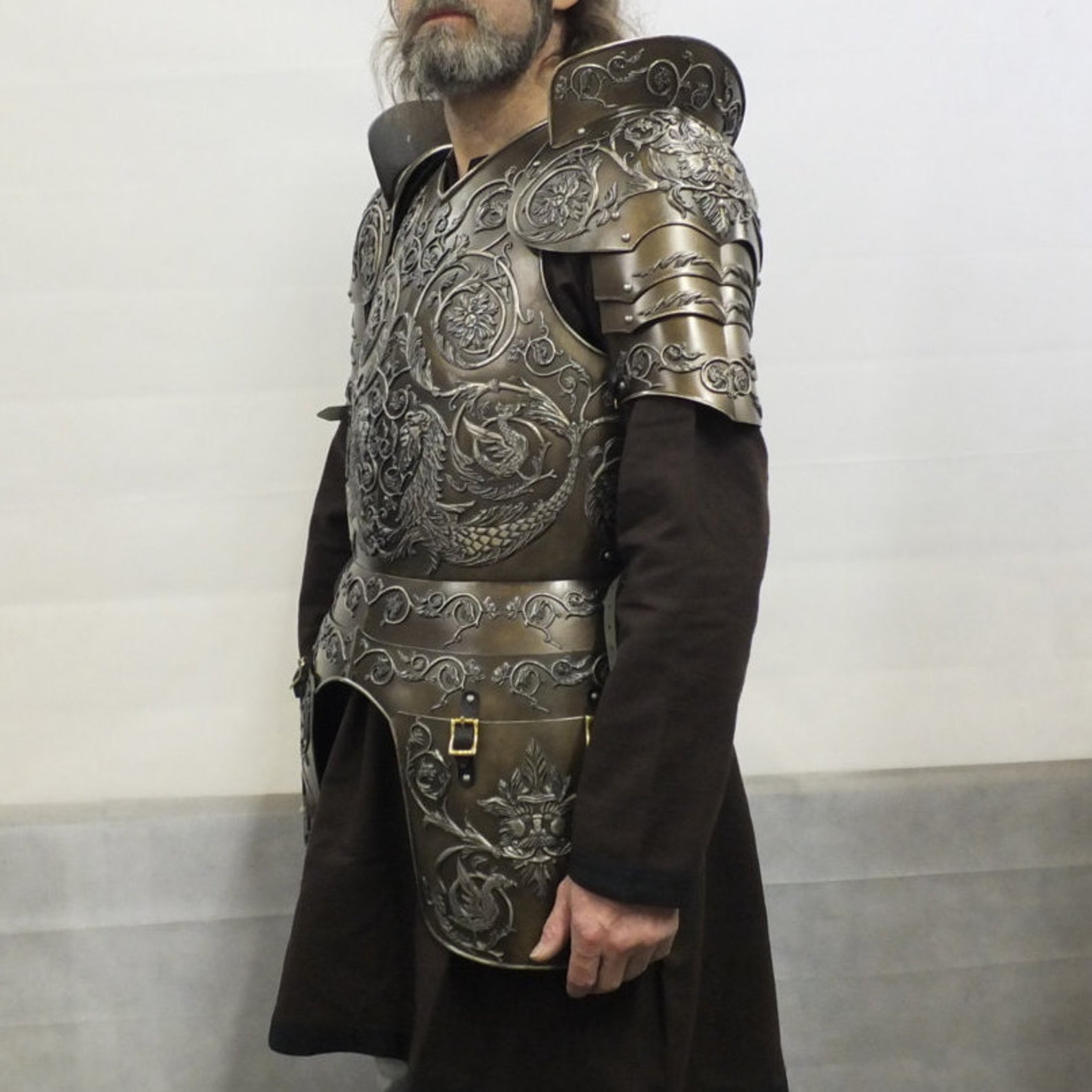 Larp Armor Renaissance Negroli Armor Set Cuirass Cosplay - Etsy Hong Kong