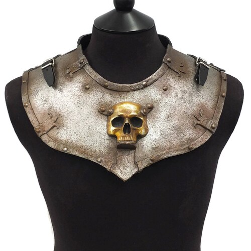 Larp Armor Ominous Skull Breastplate Cosplay Armor Bone - Etsy