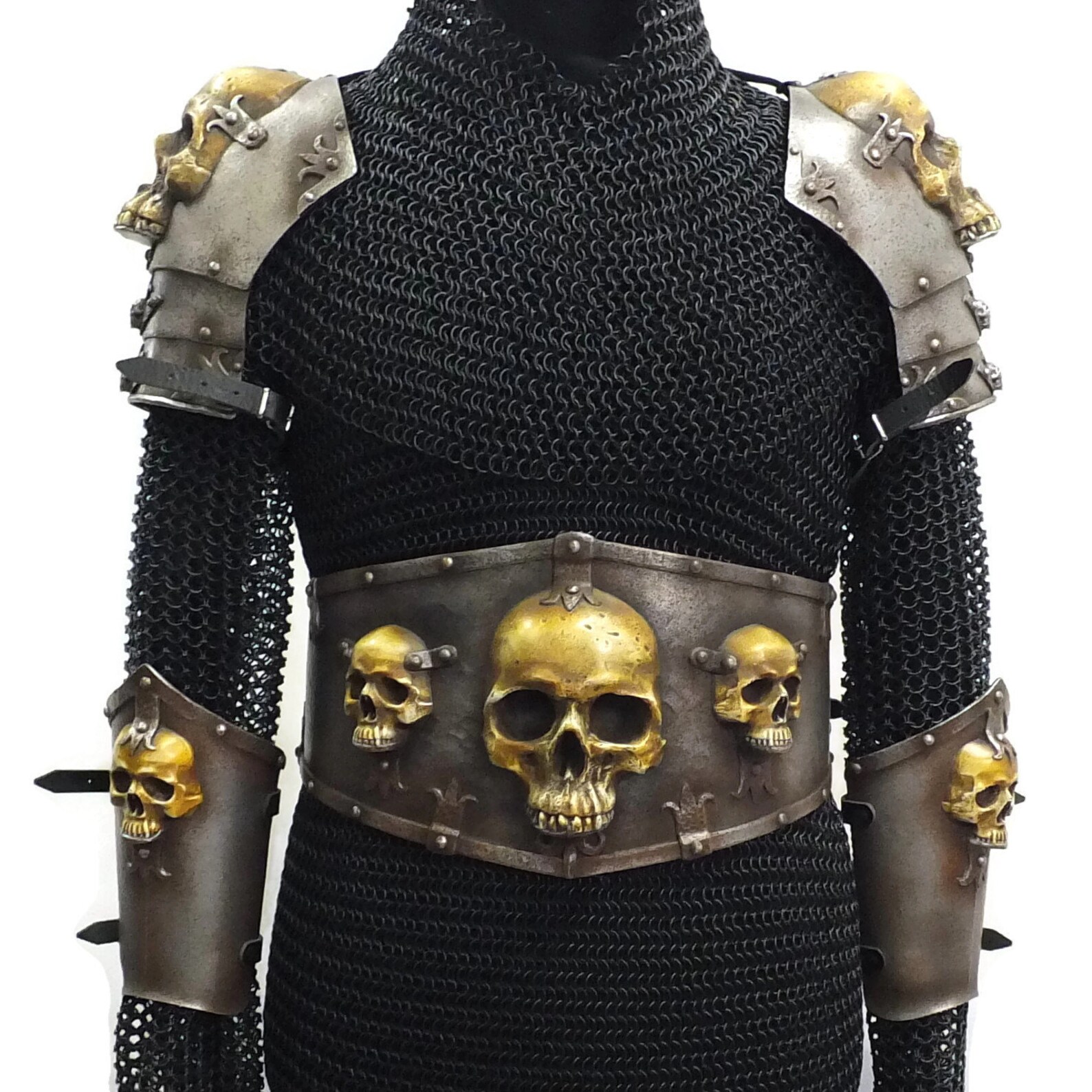 Larp Armor Fantasy Ominous Skull Belt Set Ogre Orc Hero - Etsy