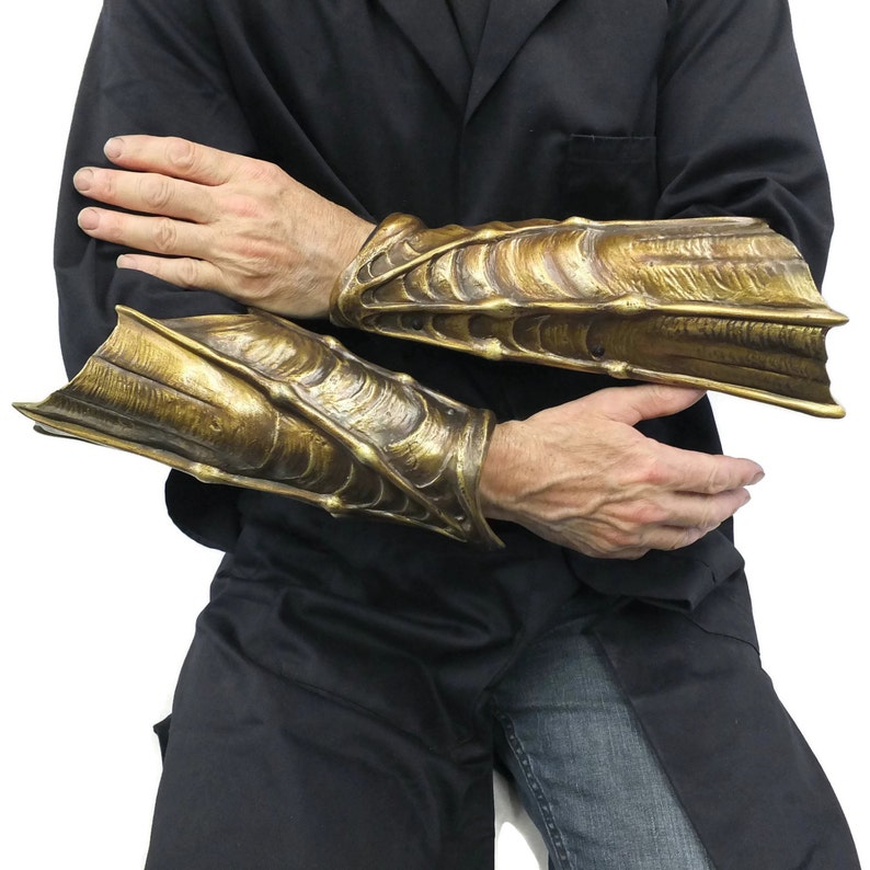Larp Armor Dragon Wing Bracers - Etsy