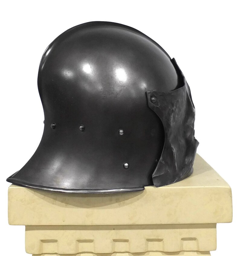 Larp Helmet Fantasy Helmet Cosplay Helmet Evil Knight - Etsy