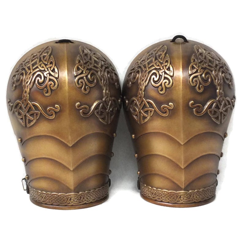 Larp Armor Celtic Tree Yggdrasil Fantasy Shoulder Armor - Etsy