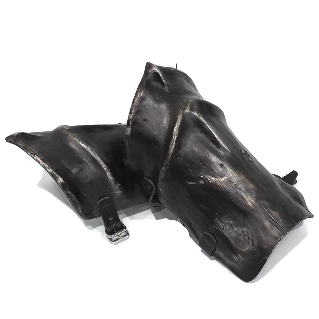 Larp Armor Carapace Bone Orc Vambraces, Larp Armour - Etsy