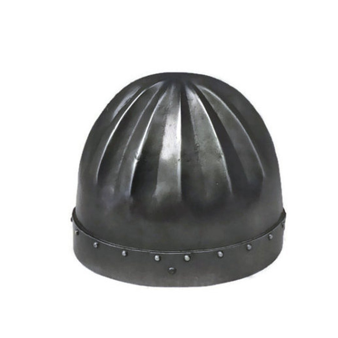 Larp Armor Medieval Fluted Nut Helmet, Helm, Cosplay Helmet, Goblin ...