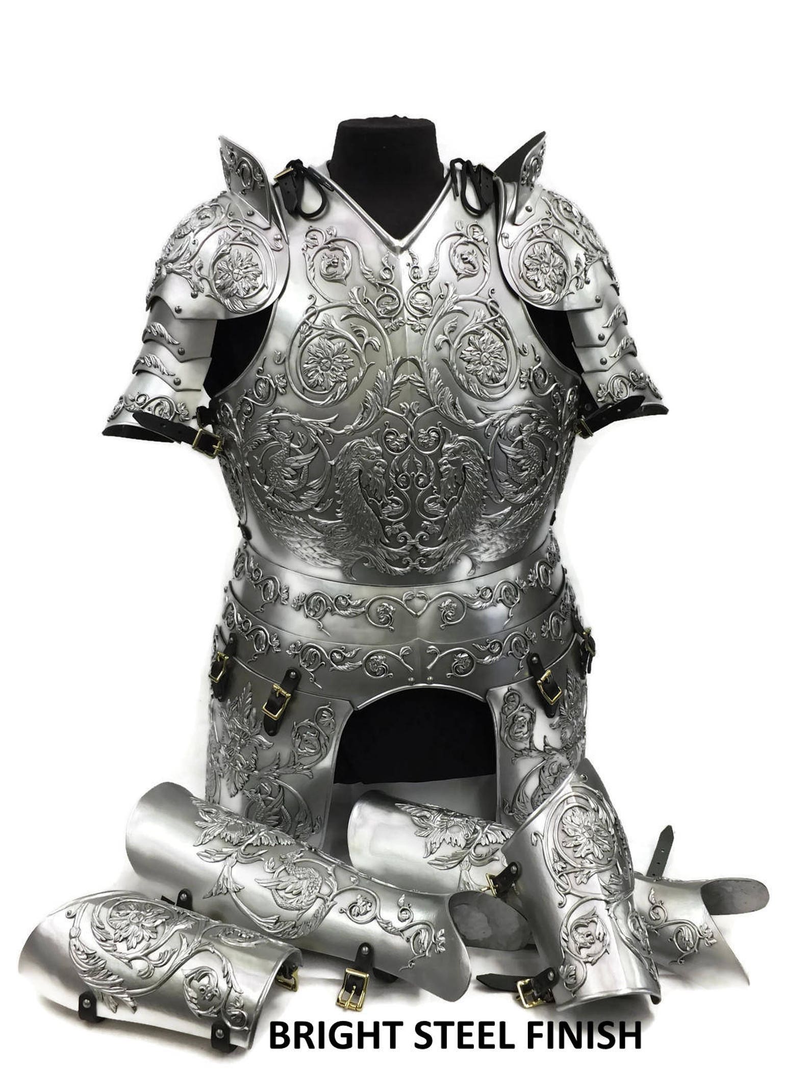 Larp Armor Renaissance Negroli Armor Set Cuirass Cosplay - Etsy Hong Kong