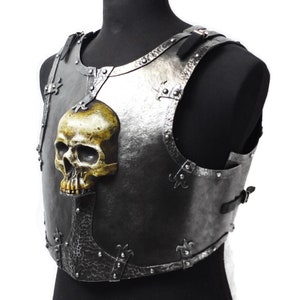 Larp Armor Ominous Skull Breastplate, Cosplay Armor, Bone, Skeleton - Etsy