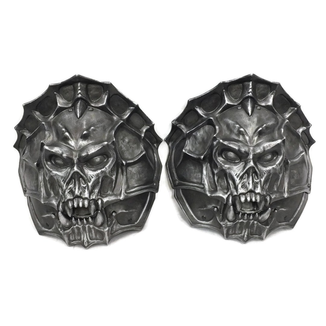 Larp Armor, Demon Head Shoulderguards - Etsy