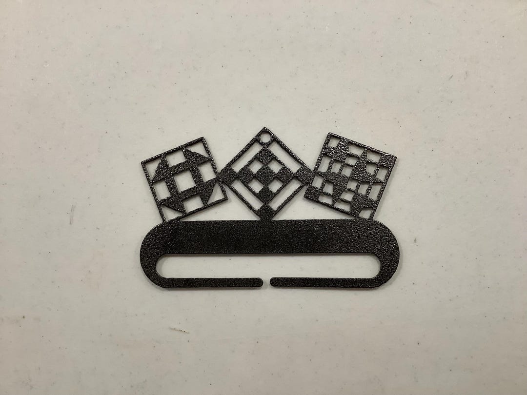 BEST 4 Inch FREE SHIP Black Metal Quilt Block Hanger for Quilts or ...