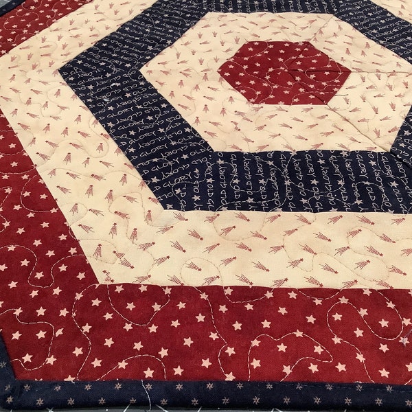Hexagon Table Topper Pattern - Etsy