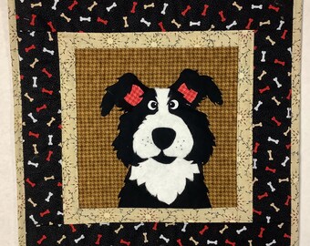 Border Collie Quilt - Etsy