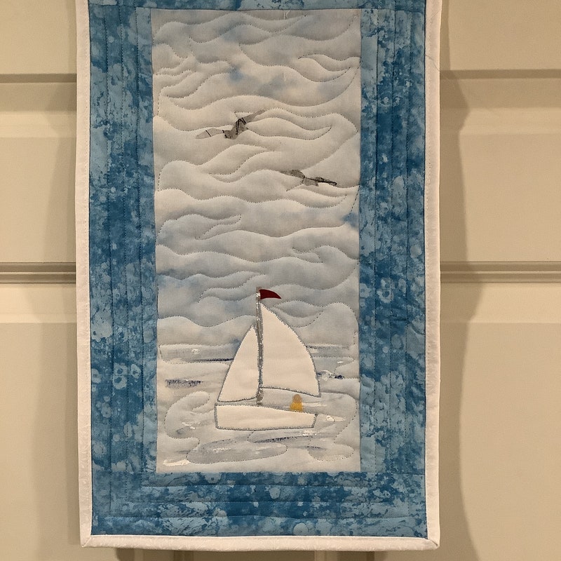 Seascape Quilt Art - Etsy