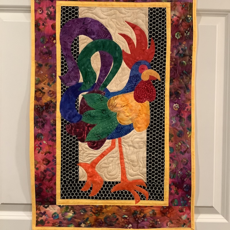 Rooster Quilt Pattern - Etsy