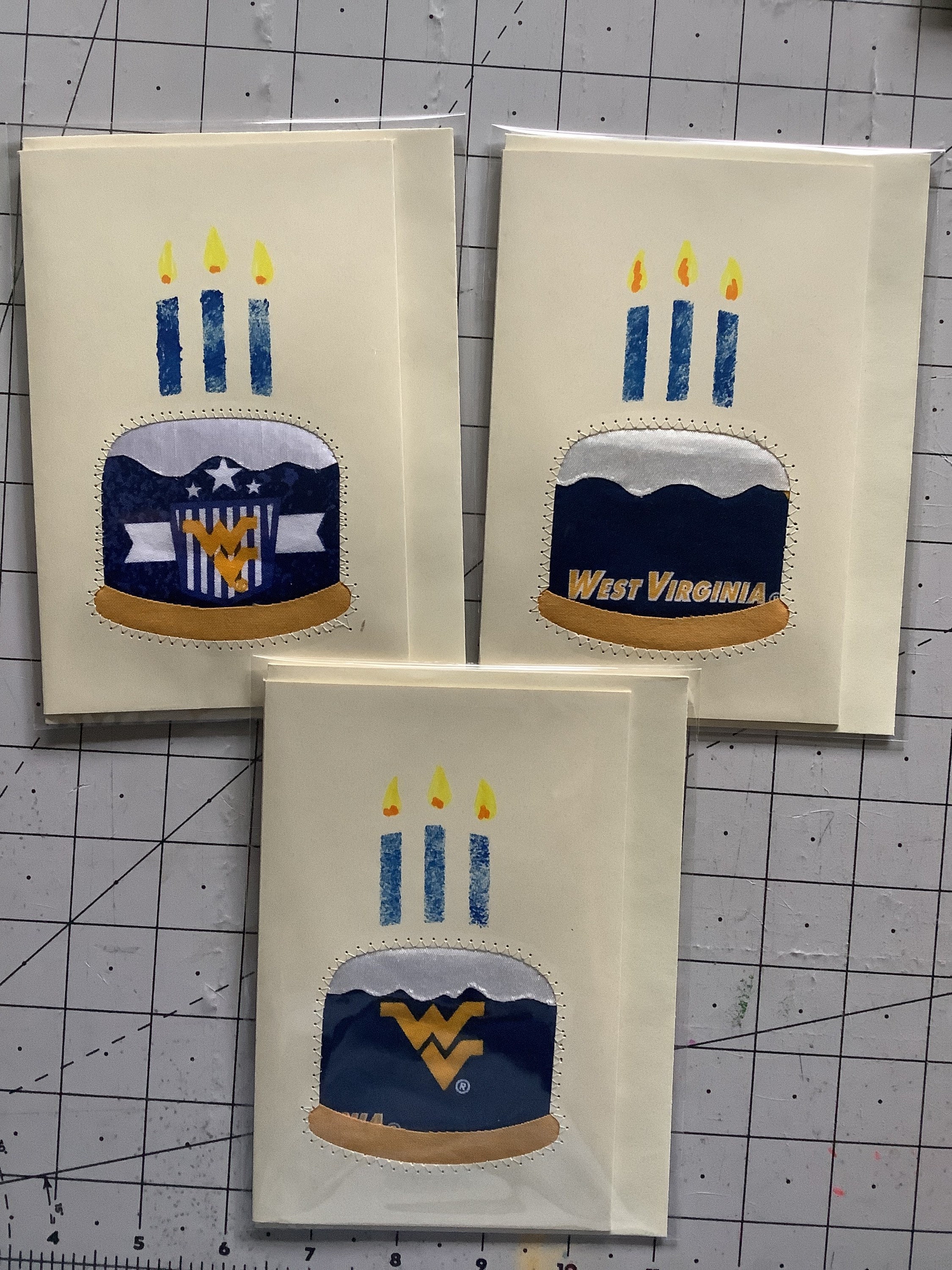 BEST WVU Birthday Cake Graduation Card Homemade Greeting West - Etsy UK