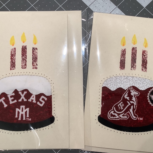 Texas a &m Birthday Card - Etsy