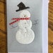 BEST Snowman Blank Note Greeting Card Quilted Great for - Etsy