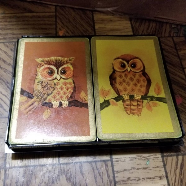 Vintage Owl Cards - Etsy