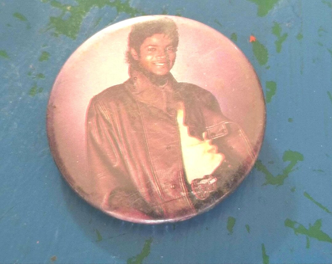 Vintage Michael Jackson Pin Button - Etsy