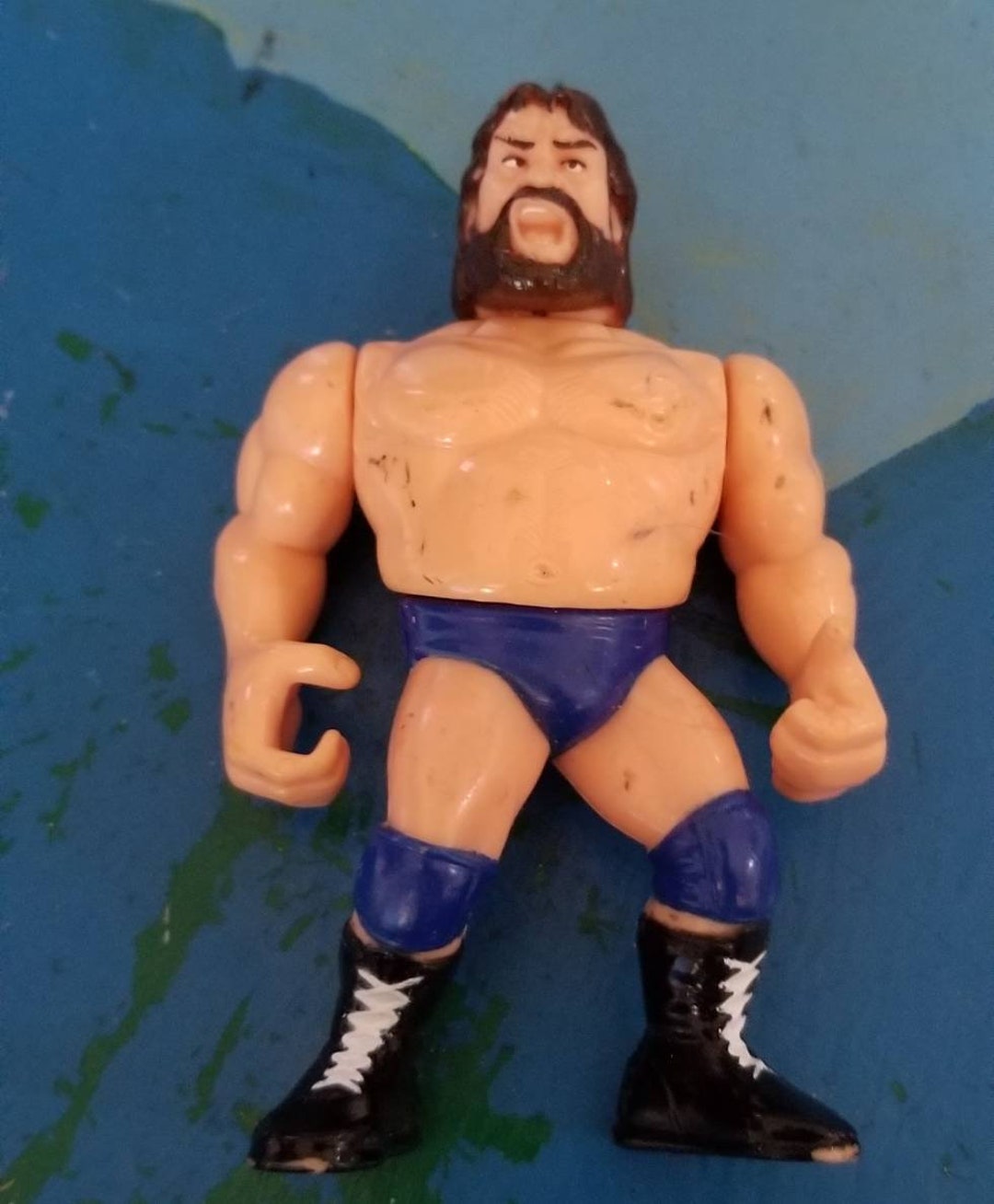 Vintage 1991 Hacksaw Jim Duggan Action Figure LJN Titan Sports - Etsy