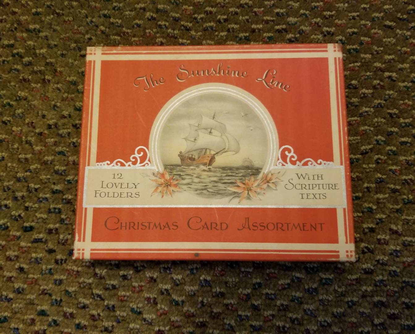 Vintage the Sunshine Line Christmas Card Assortment EMPTY BOX 1930s - Etsy