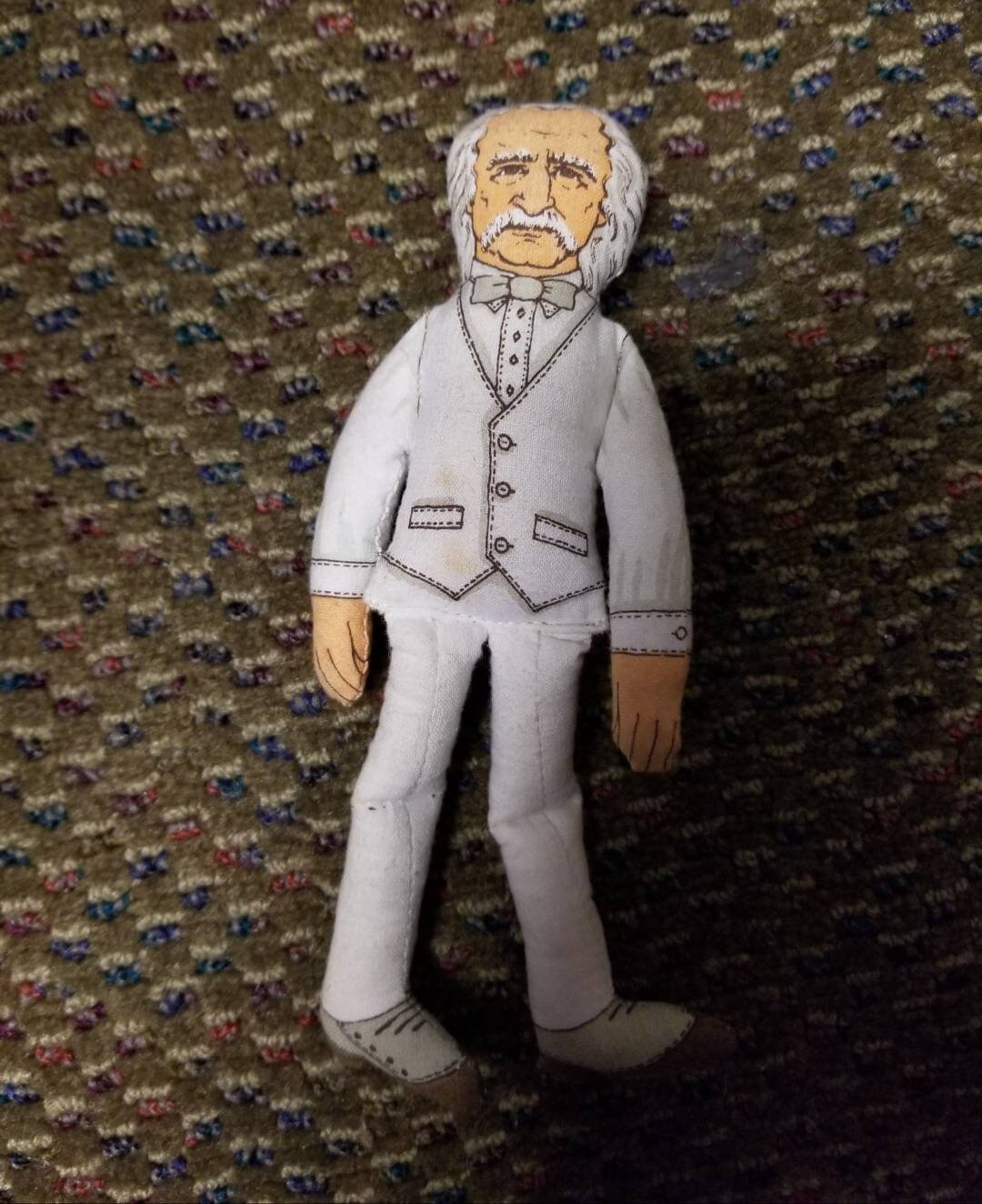 Vintage 1979 Hallmark Stuffed Mark Twain - Etsy