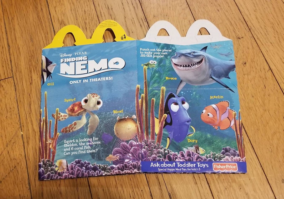 Vintage Finding Nemo Happy Meal Box - Etsy