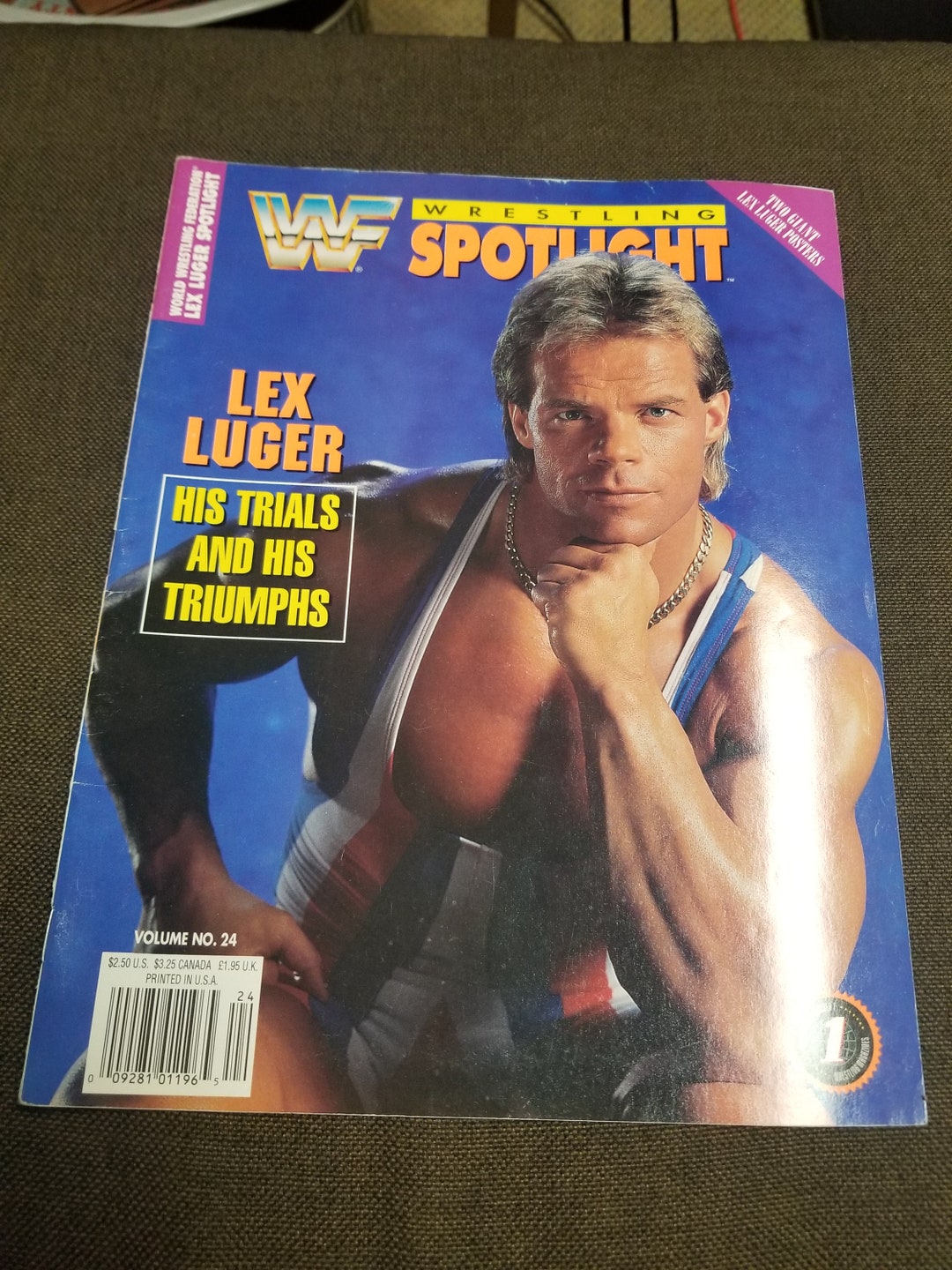 WWF Spotlight Lex Luger Cover - Etsy