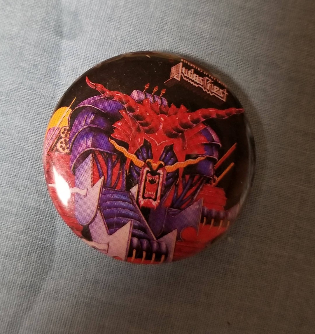 Vintage Judas Priest Defenders of the Faith Pinback Button - Etsy