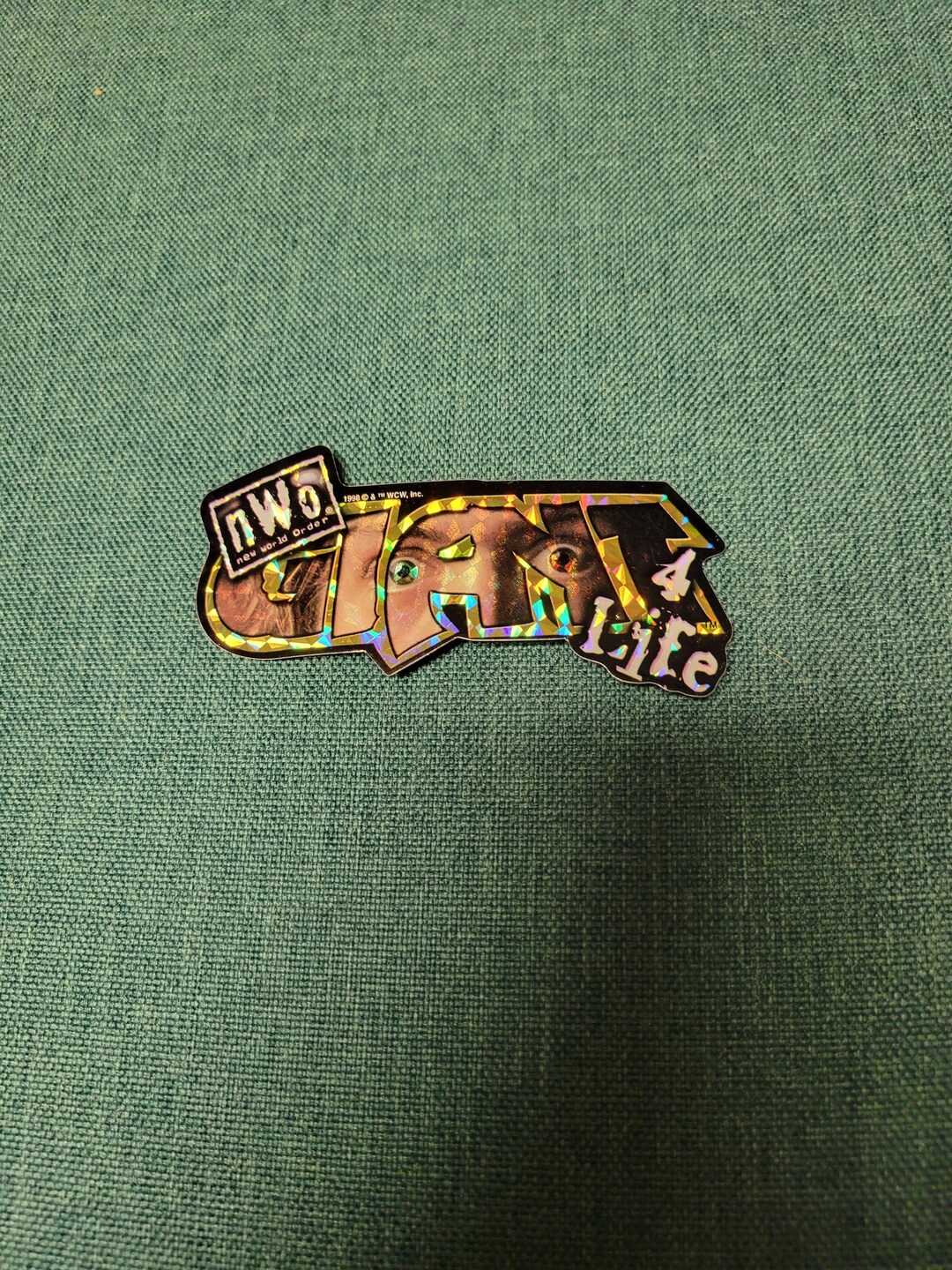 Vintage 1990s WCW NWO Thunder Sticker - Etsy