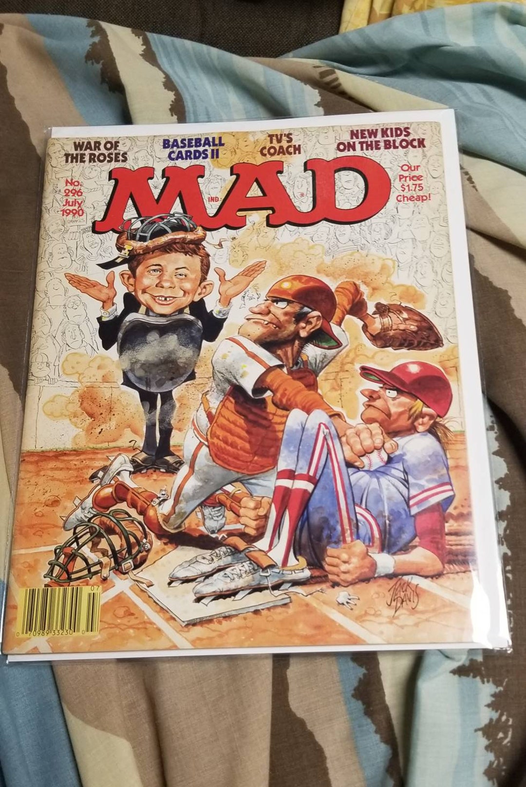 Mad Magazine July 1990 Baseball Cover - Etsy