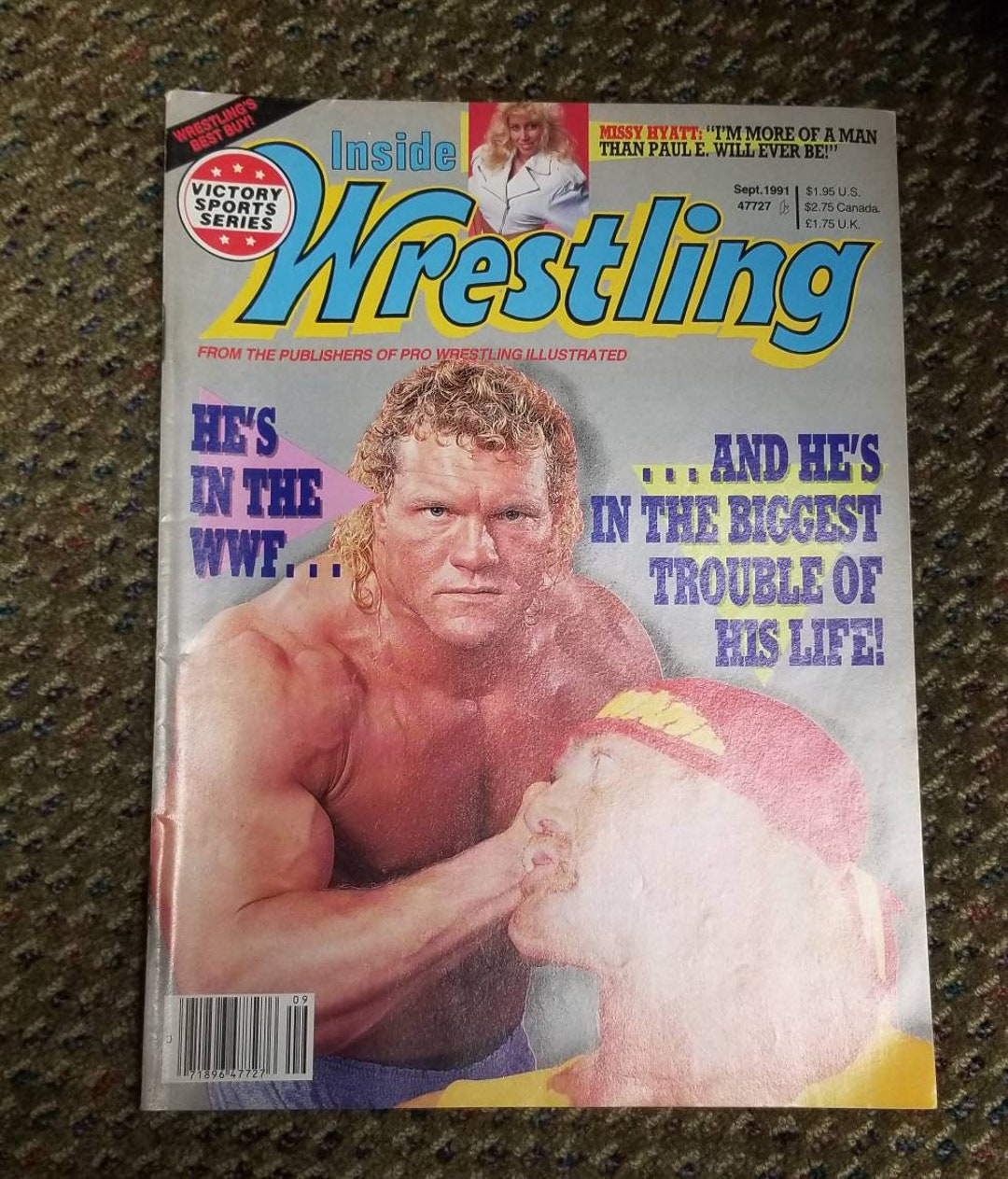 Victory Sports Series Inside Wrestling Magazine September 1991 - Etsy