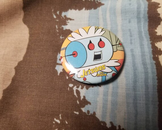 Vintage Jetsons The Movie Pinback Button - Gem