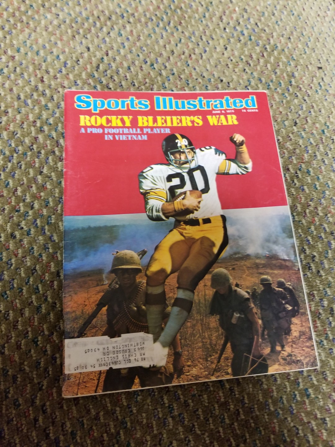 Sports Illustrated June 8 1976 Rocky Bleier's War Cover - Etsy