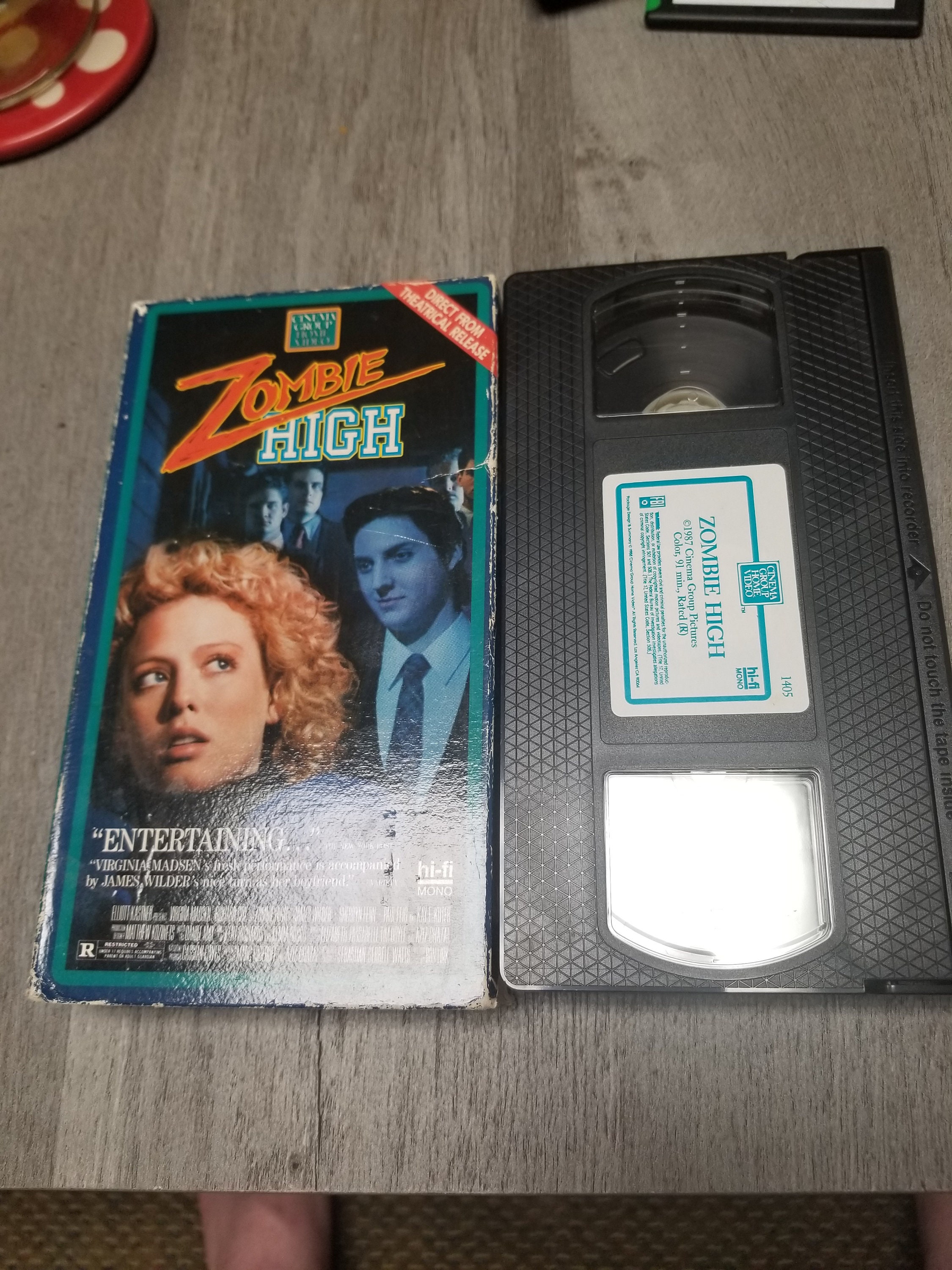 Zombie High VHS Virginia Madsen, Richard Cox Hottie - Etsy