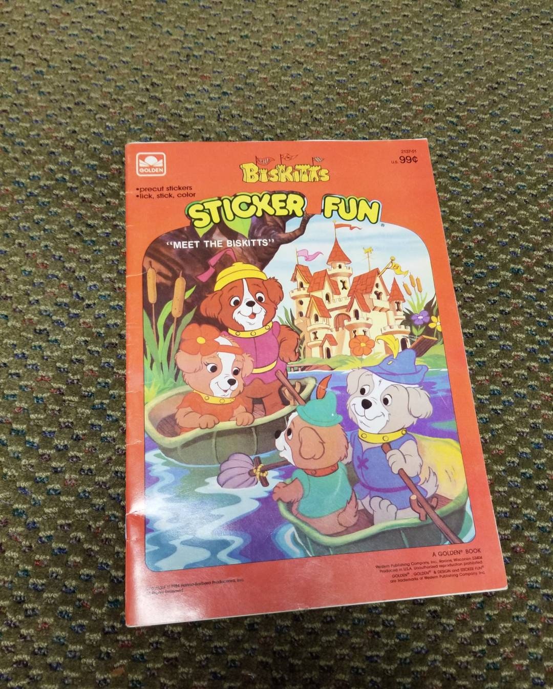 Biskitts Golden Book Sticker Fun - Etsy