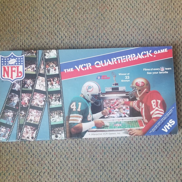 Vhs Nfl Quarterback 1980s - Etsy