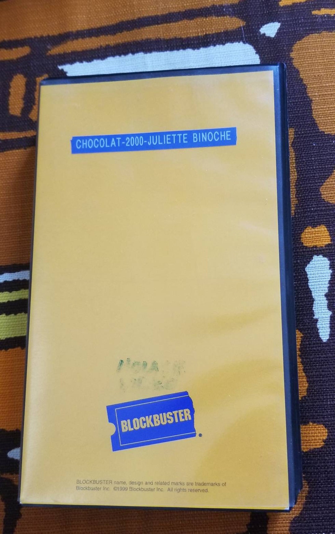 Vintage Blockbuster Video Former Rental VHS Chocolat - Etsy