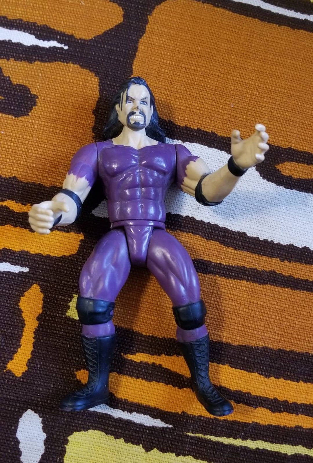 Undertaker 1997 WWF Jakks Wrestling Figure Purple Attire WWE WCW - Etsy