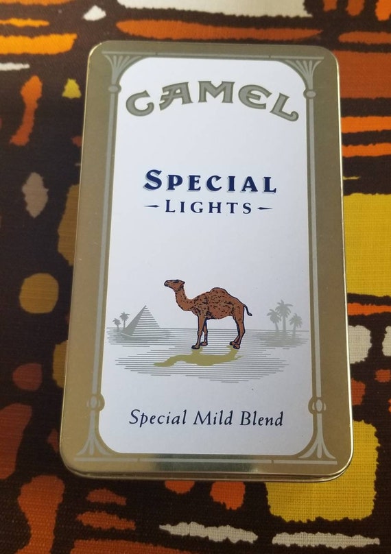 Vintage Camel Cigarettes Special Lights Tin - Etsy