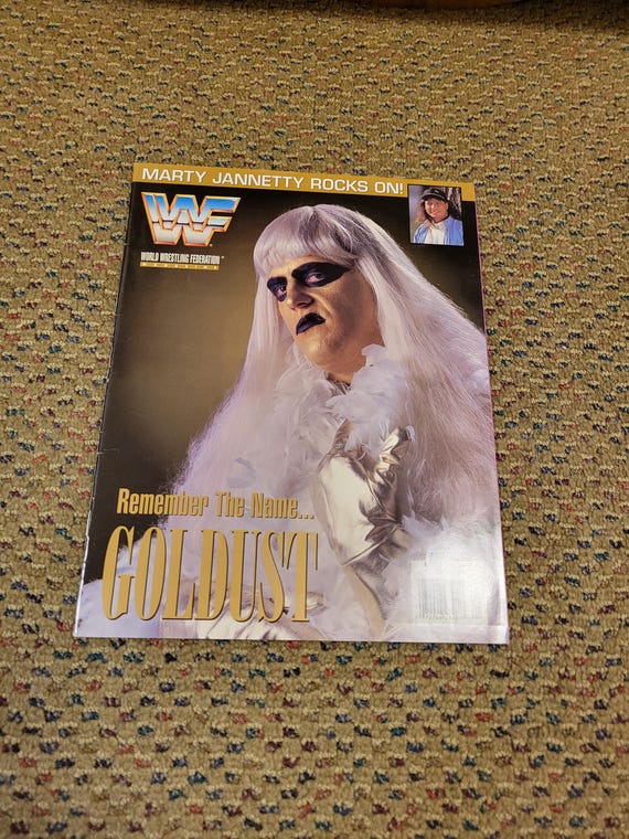 Wwf Magazine Goldust Inside Fabulous Shops The Ropes Magazine