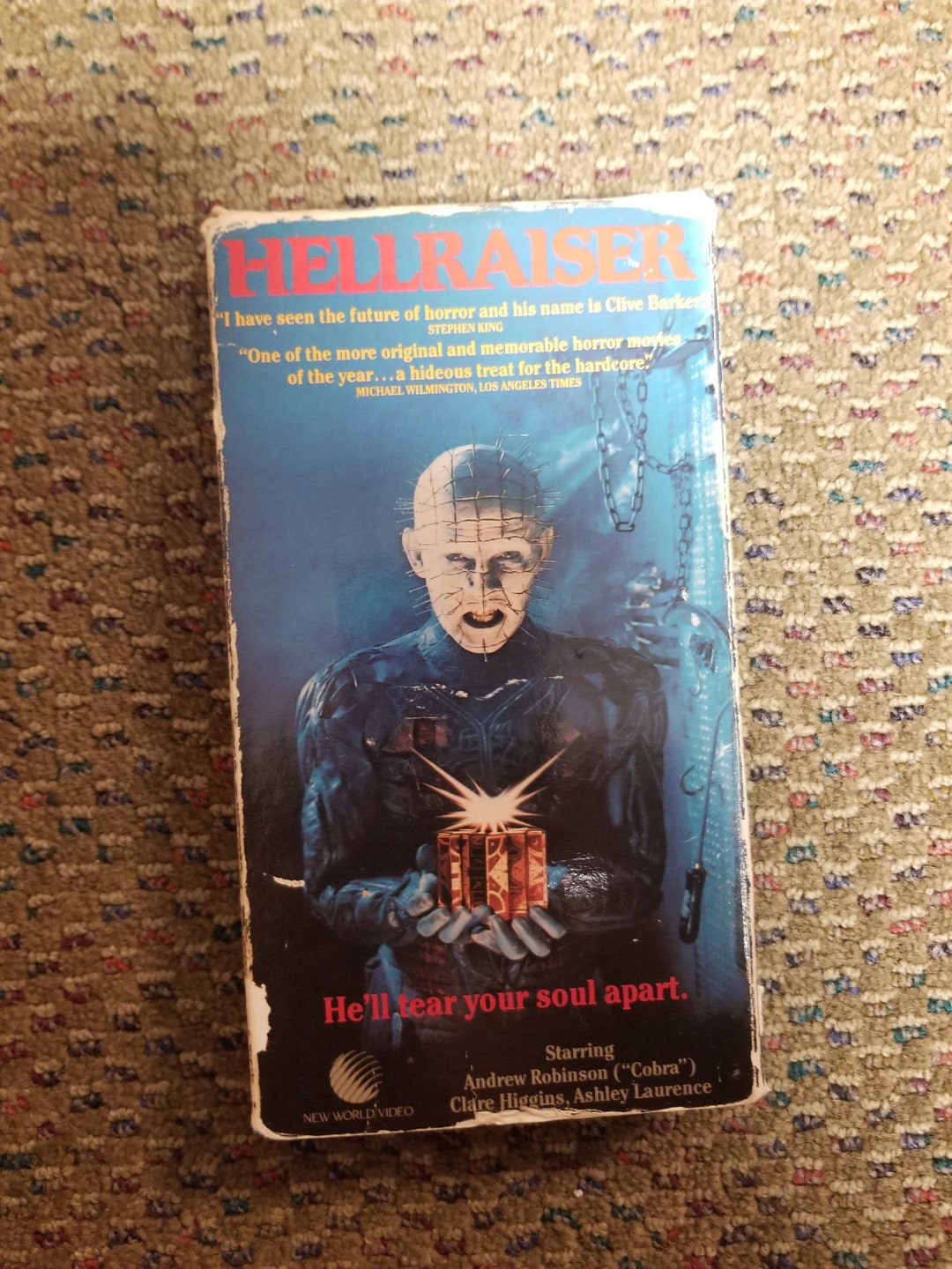 HELLRAISER VHS, 1987 Andrew Robinson Clare Higgins Ashley Laurence - Etsy