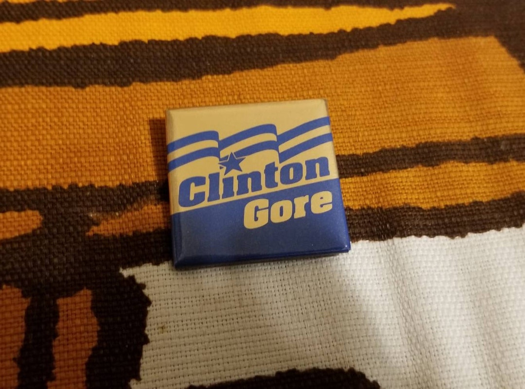 Clinton Gore Campaign Button - Etsy