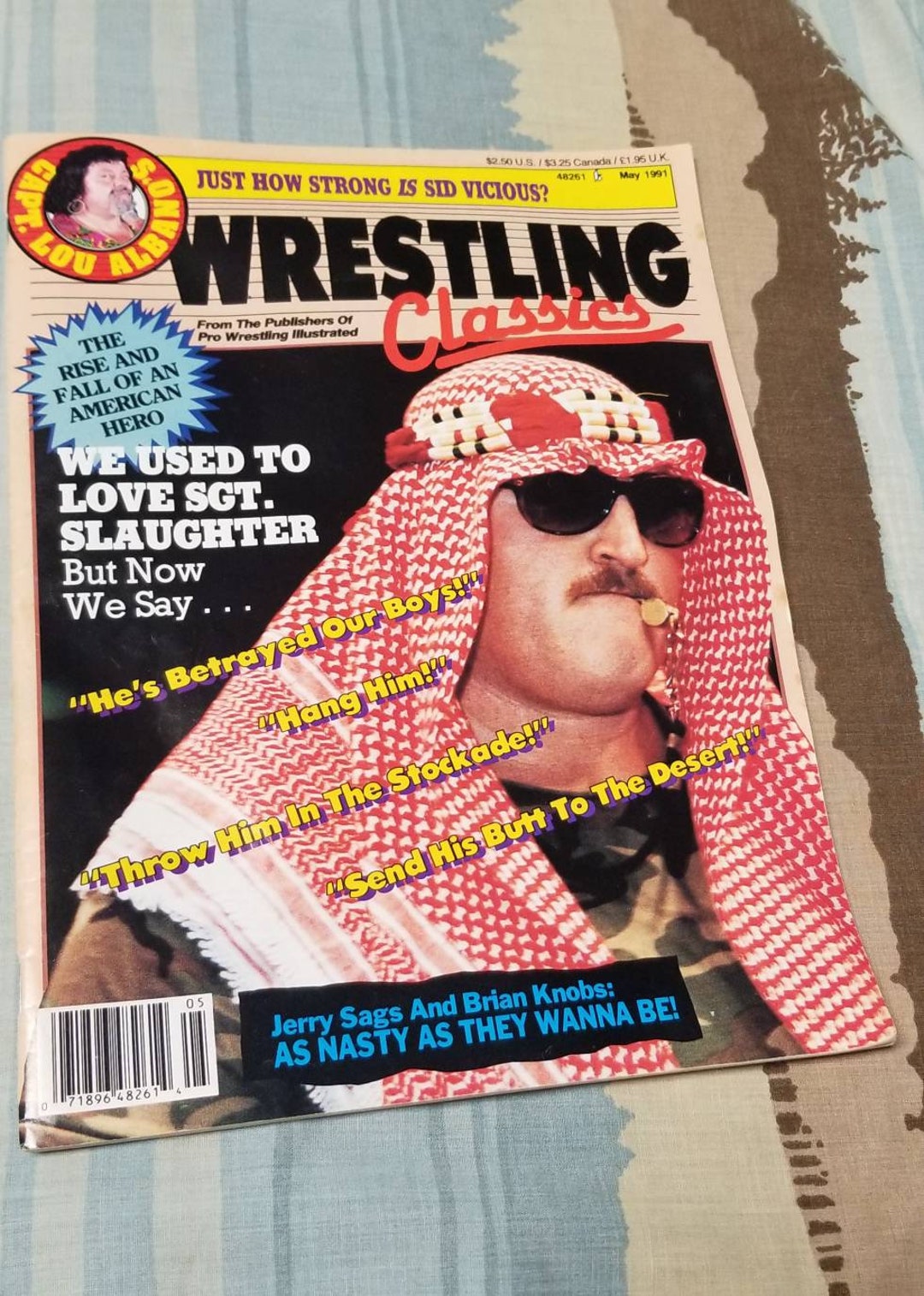 Wrestling Classics May 1991 Sgt Slaughter Cover - Etsy