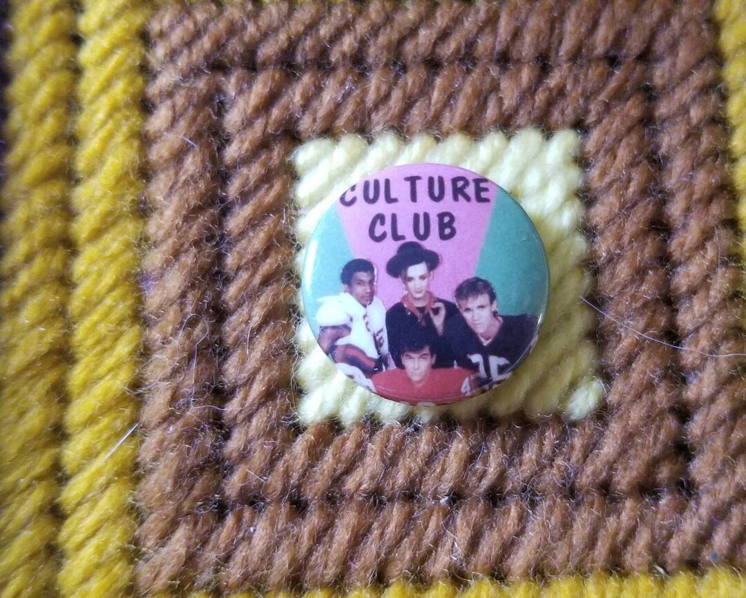 Vintage Culture Club Pinback Button - Etsy