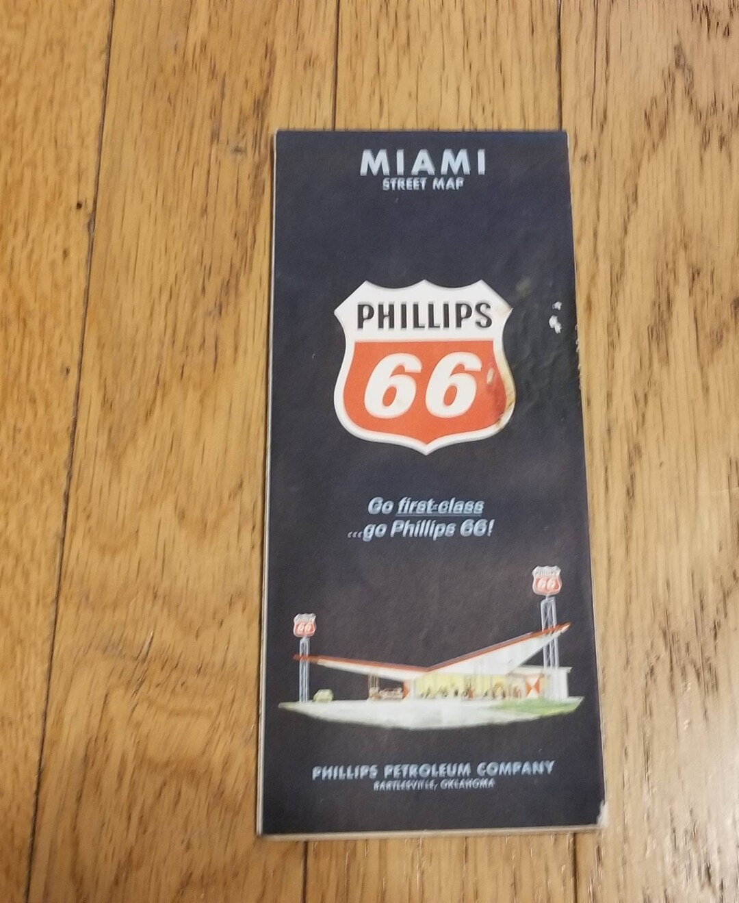 1960s Miami Phillips 66 Road Map - Etsy