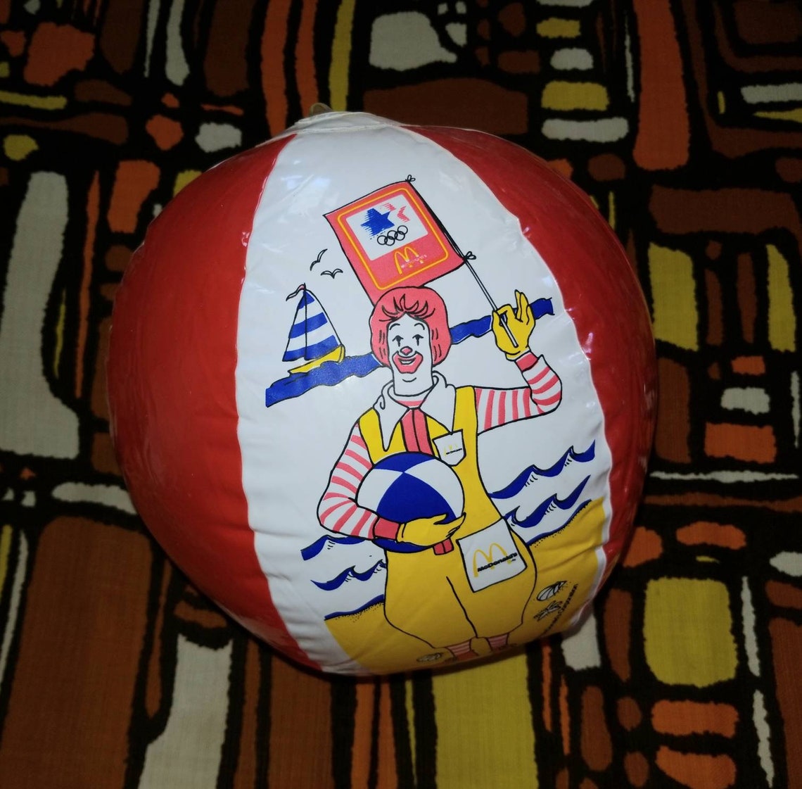 Vintage 1986 Ronald McDonald Beach Ball | Etsy