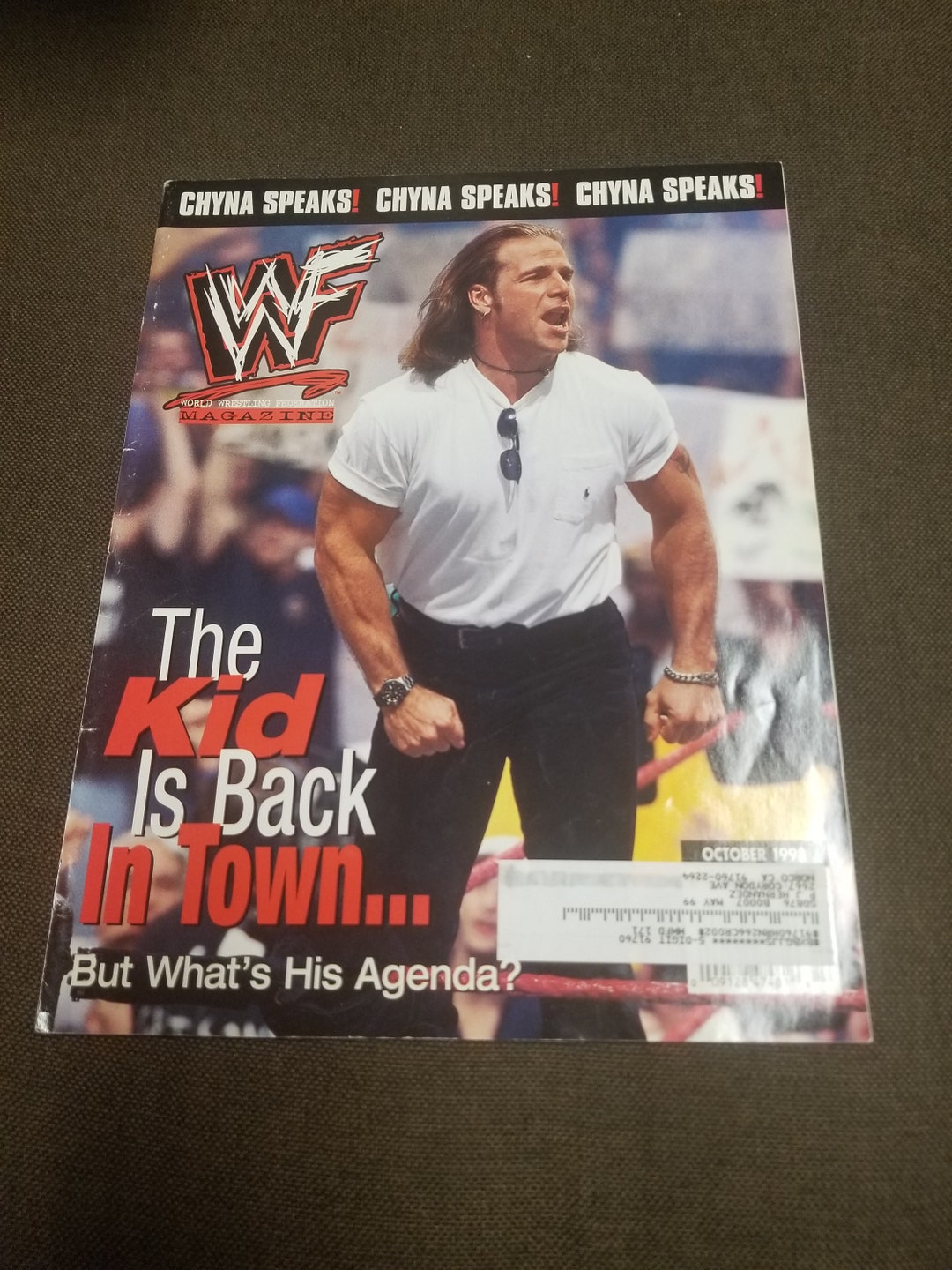 WWF Magazine October 1998 Shawn Michaels Cover - Etsy