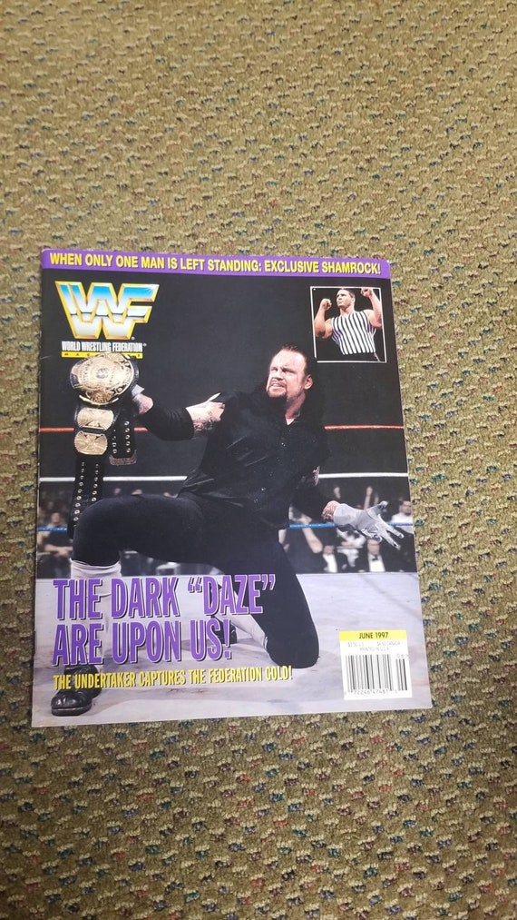 WWF Magazine June 1997 the Undertaker Cover - Etsy